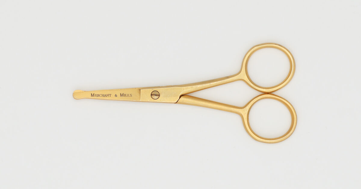 Short Blade Safety Gold Scissors | Merchant&Mills | 内田ミシン商会